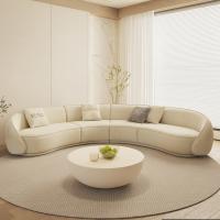 China Hot Selling Luxury Couch Contemporary Sofa Set Furniture Modern Living Room Curved Sofa Set for sale