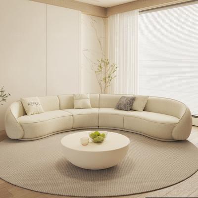 China Hot Selling Luxury Couch Contemporary Sofa Set Furniture Modern Living Room Curved Sofa Set for sale