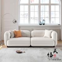 China High Quality European Design Boucle Fabric Modular Curved Sofa Set for Living Room or Apartment Sofa for sale