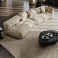 China Italian-Style Minimalist Chenille Sectional Sofa Modern Simple Light Luxury Designer High-End Fabric Sponge High-Famous Internet for sale