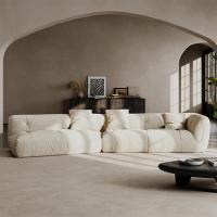 China Italian-Style Minimalist Chenille Sectional Sofa Modern Simple Light Luxury Designer High-End Fabric Sponge High-Famous Internet for sale