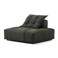 China Italian-Style Baxter Panama Sectional Sofa Set Tofu Module Minimalist Matte Fabric with Genuine Leather Designer Collection for sale