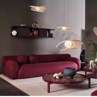 China Nordic Italian Minimalism Design Couch Simple Hotel Home Furniture High Quality White Velvet Fabric 4 Seater Living Room Sofa for sale