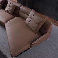 China Italian Minimalist Leather Living Room 3 Seat Sofa Modern Luxury Sofa Set Furniture for Hotel Villa Art Hall for sale