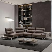 China Modular Corner Reclining Sofa Furniture Modern Living Room Sofa Sectional Leather Recliner Sofa Set for sale