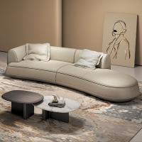 China Modern Functional Thick Leather and High-end Original Design Villa Living Room Sofa Set for sale