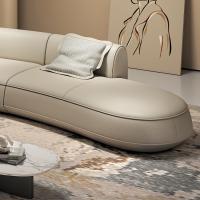 China Modern Functional Thick Leather and High-end Original Design Villa Living Room Sofa Set for sale