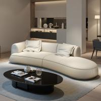 China Modern Functional Thick Leather and High-end Original Design Villa Living Room Sofa Set for sale