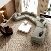 China High End Luxury Fabric Couch L Shaped Sofa Set Modern Living Room Fabric Sofas for Hotel Home Room for sale