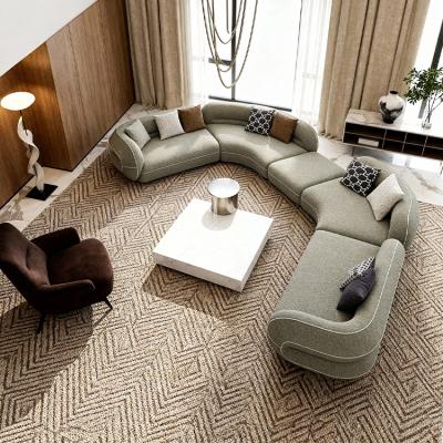 China High End Luxury Fabric Couch L Shaped Sofa Set Modern Living Room Fabric Sofas for Hotel Home Room for sale