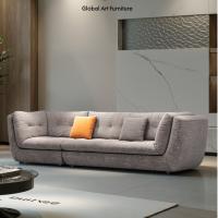 China Modern White Fabric 1-2-3-4 Seater Sofa Sofa Lamp Luxury Designer Hotel Living Room Furniture Teddy Velvet Straight Sofa Set for sale