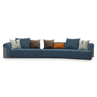 China Italian Modern Modular White Corner Sofa Set Custom Fabric Sectional Leather Wood Living Room Furniture Lounge Sofa for sale