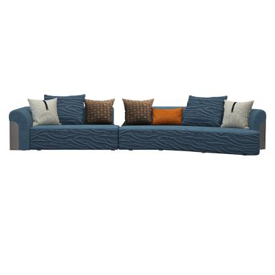 China Italian Modern Modular White Corner Sofa Set Custom Fabric Sectional Leather Wood Living Room Furniture Lounge Sofa for sale