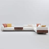 China High End Italian Sofa Nordic Minimalism New Product Cushion Modern Velvet Sofa Apartment Style Microfiber Fabric Sofa for sale