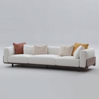 China High End Italian Sofa Nordic Minimalism New Product Cushion Modern Velvet Sofa Apartment Style Microfiber Fabric Sofa for sale