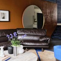 China Italy Modern Sectional Sofa Baxter Jo Modular Sofa Set Black Leather Couch Leisure Sofa for sale