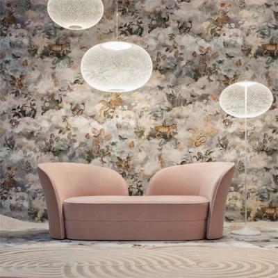 China MOYI Minimalist Sunshine Warmth Design Soft Sponge Home 2-3 Seats Sofa Fashion Fabrics Gentle Sofa for Living Room for sale