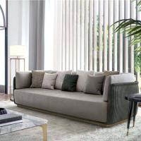China Hot Selling Good Quality Leather or Fabric 1 2 3 Seat Sofa Custom Minimalist Living Room Modern Sofa Set for sale