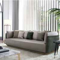 China Hot Selling Good Quality Leather or Fabric 1 2 3 Seat Sofa Custom Minimalist Living Room Modern Sofa Set for sale