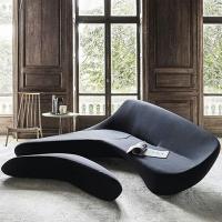 China Half Moon Leather Living Room Home Furniture Moon Shape System Sofa for sale