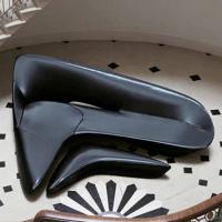China Half Moon Leather Living Room Home Furniture Moon Shape System Sofa for sale