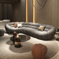 China Living Room Sectional Sofa Set Velvet Fabric With Comfortable House Furnitures Comfy Corner Couch Modular Sofa for sale