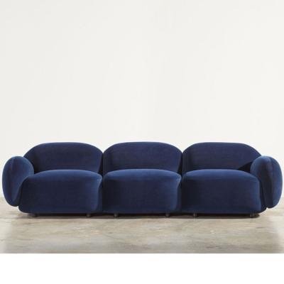 China Modern Home Couch Furniture Living Room Modulares White Teddy Boucle Fabric Sectional Wolke Sofa Comfortable Upholstered 3 Seat for sale