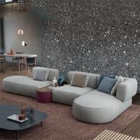 China 2025 Wholesale Latest Design Italian Luxury  Fabric Sofa Bed 3-4 Seat  LShaped Corner Sofa Modern Modular Living Room Sofa for sale
