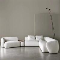 China MOYI Italian Minimalist Designer Fabric Combination Sofa Hotel Lobby Salon Modular Sofa for sale