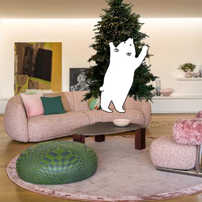 China Italian Contemporary Minimalist Modern White Modular Nordic Italian Velvet Fabric Teddy Boucle 2 3 Seater Boucle Sofa for sale