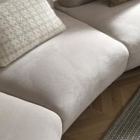 China Factory-Sourced Minimalist Reef Modular Sofa Simple Creative Designer Furniture for Apartment Villa Leisure Fabric Curved Sofa for sale