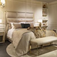 China High End Bookcase Big Headboard Double Bed Frame Italian Leather Beds New Design Bedroom Furniture Luxury Modern King Size Bed for sale
