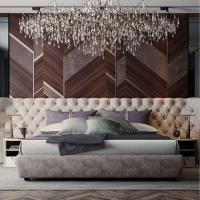 China Customize Italian Luxury Bedroom Furniture Set Premium Villa Latest Design Double Bed Upholstered Bed King Size Bedroom Sets for sale
