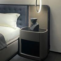 China King Size Bed Head Board Double Modern Upholstered With Tall Headboard High Back Designs Tufty Bed Frame for sale