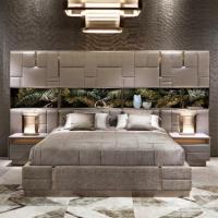 China King Size Bed Frame Lux Leather Modern Double Bedroom King Size Bed Set Luxury for sale