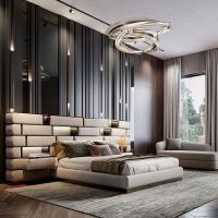 China 2023 Italian Leather Queen and King Size Luxury Upholstered Bed Soft Modern Frame for Bedroom for sale