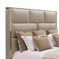 China Adult Velvet Fabric King Size Double Bed Set Bedroom Furniture Luxury Modern Double Bed for sale