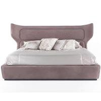 China Hot Sale Italian Modern Style Fabric Comfortable Furniture Bedroom King Size Double Bed for sale