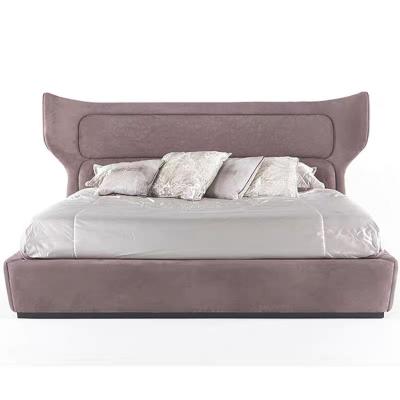 China Hot Sale Italian Modern Style Fabric Comfortable Furniture Bedroom King Size Double Bed for sale