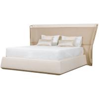 China Hotel Apartment Bedroom Sets Luxury Queen King Size Bed Modern Italian Leather Soft Double Bed Design for sale