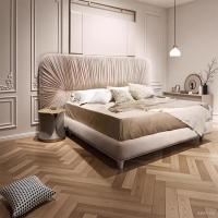 China Italian Modern Luxury the Latest Design Bedroom Furniture. Headboards for Queen-size Beds. for sale