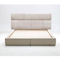 China Luxury Modern Minimalist Italian Bedroom Furniture king Size Modern Latest Design Double Bed Furniture Set for sale
