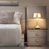 China Factory Custom Luxury Modern Full Grey Bed Room Wooden Frame Furnitures Bedroom Set for sale