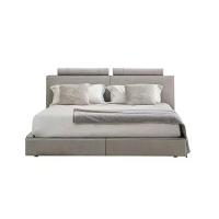 China Factory Custom Luxury Modern Full Grey Bed Room Wooden Frame Furnitures Bedroom Set for sale