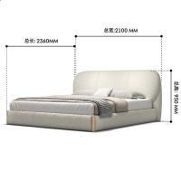 China Nordic Style Teddy Velvet Art Bed Bedroom Furniture Italian Luxury Modern King Size Bedroom Set for sale