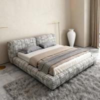 China Modern Luxury Hotel Bed King Size Bed Frame Bedroom Furniture Upholstered Bed High Quality Luxury Bedroom Furniture for Villa for sale