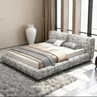 China Modern Luxury Hotel Bed King Size Bed Frame Bedroom Furniture Upholstered Bed High Quality Luxury Bedroom Furniture for Villa for sale