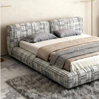 China Modern Luxury Hotel Bed King Size Bed Frame Bedroom Furniture Upholstered Bed High Quality Luxury Bedroom Furniture for Villa for sale