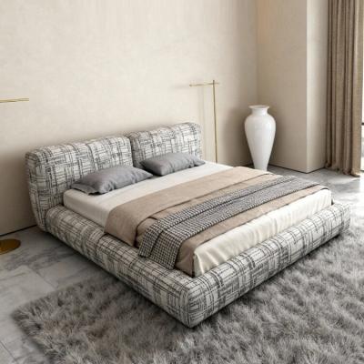 China Modern Luxury Hotel Bed King Size Bed Frame Bedroom Furniture Upholstered Bed High Quality Luxury Bedroom Furniture for Villa for sale