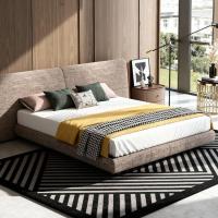 China Gainsville Furniture High End Furniture Manufacturer Italian Modern Luxury Bedroom Bett Set Velvet Fabric Super King Bed for sale